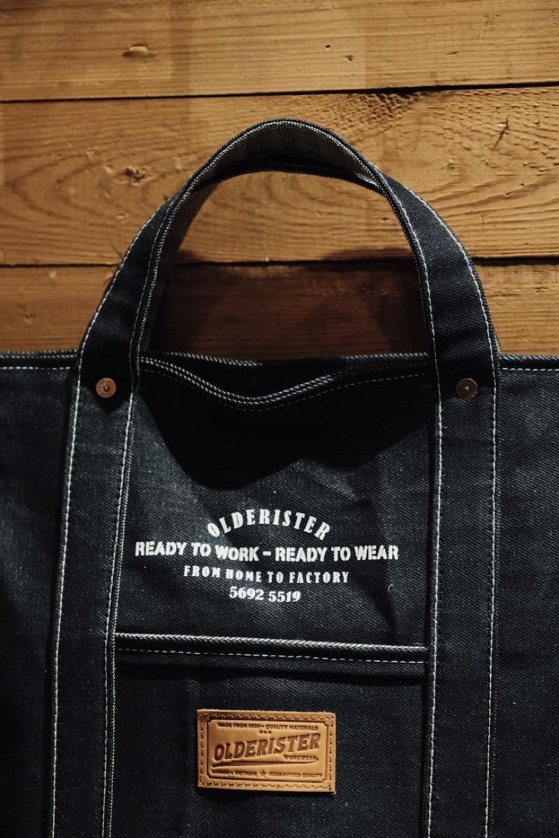 Túi Tote Denim RTW - Olderister | workwear | Shopee Việt Nam