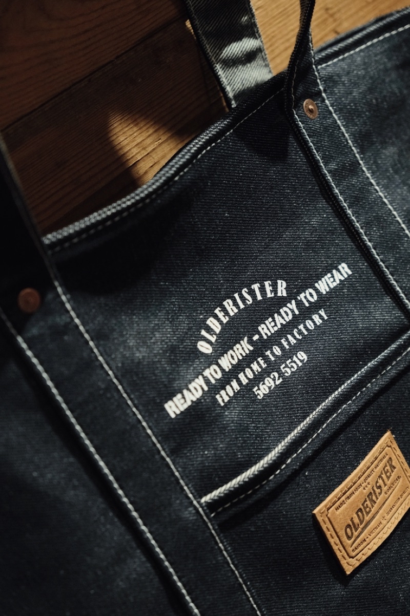Túi Tote Denim RTW - Olderister | workwear | Shopee Việt Nam