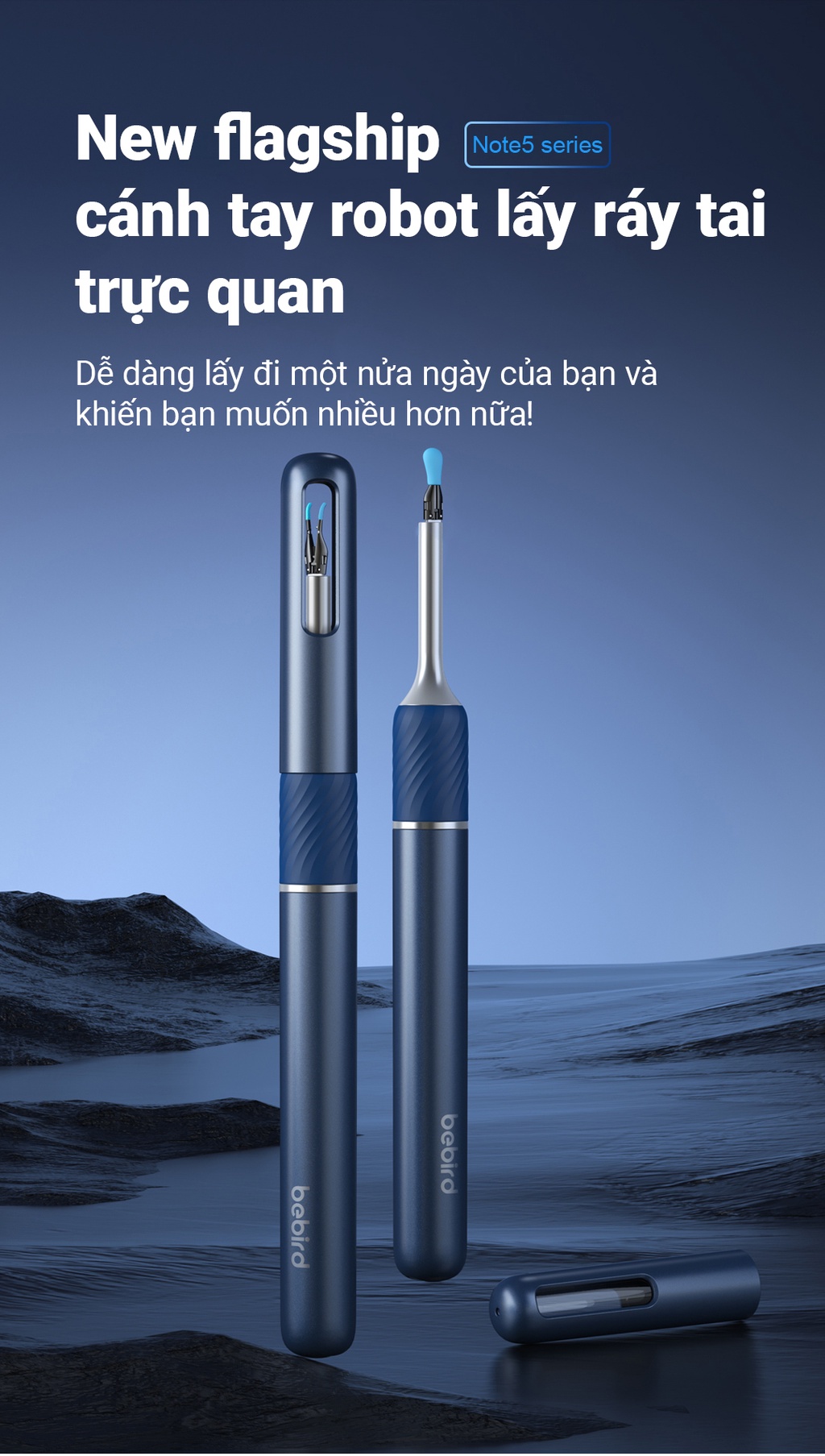 Dụng Cụ Lấy Ráy Tai Camera Bebird Note 5/Note 5 Pro Soi Tai Kẹp Lấy Ráy ...