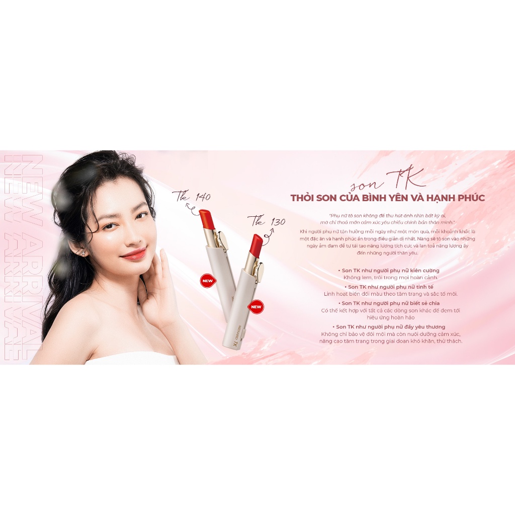 Son dưỡng Menard TK Lipstick giảm nứt nẻ môi, dưỡng ẩm 3.22g date 2027 ...