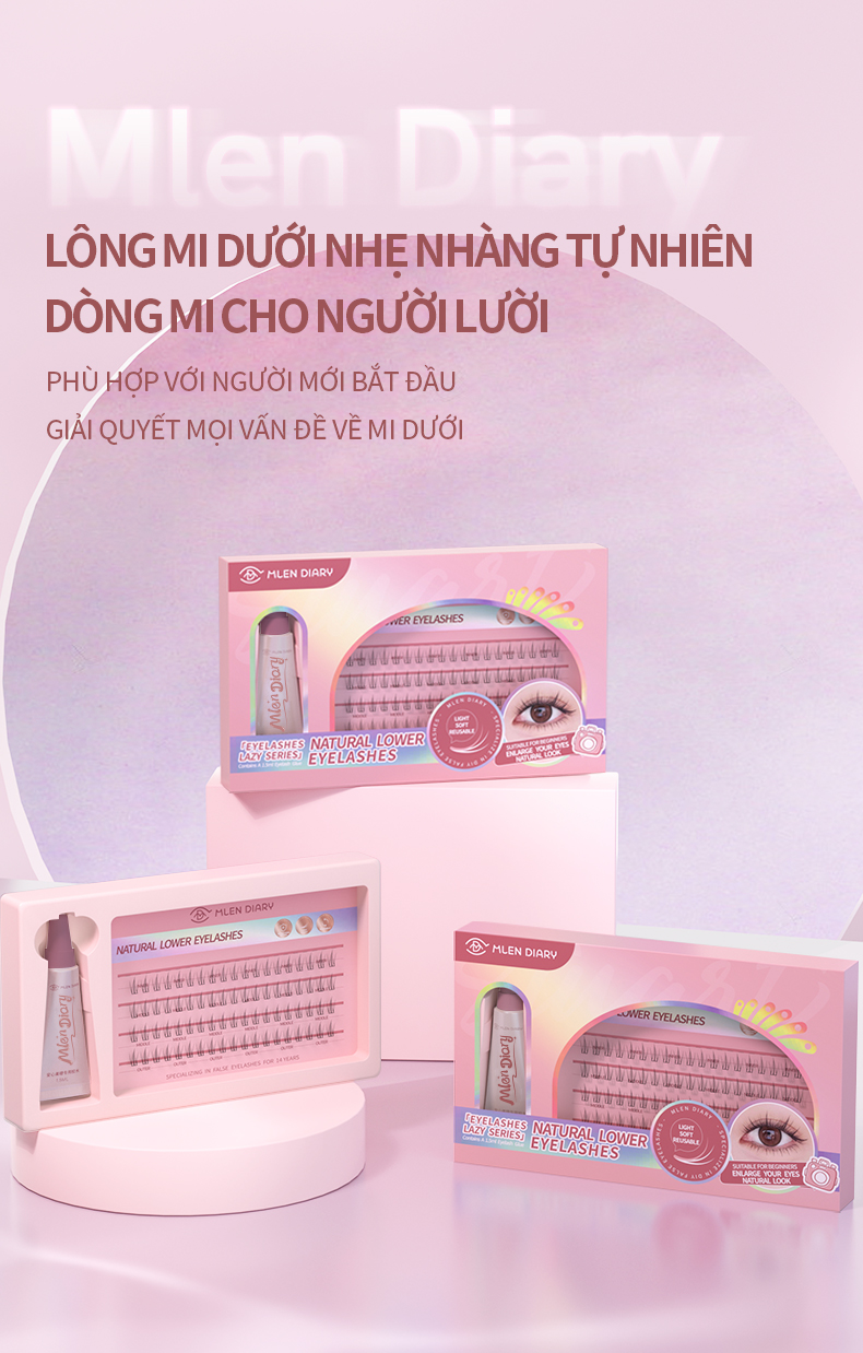 Mi dưới gân trong MLEN DIARY CHÍNH HÃNG Tạo Hiệu Ứng Mắt To Tròn, Mi ...