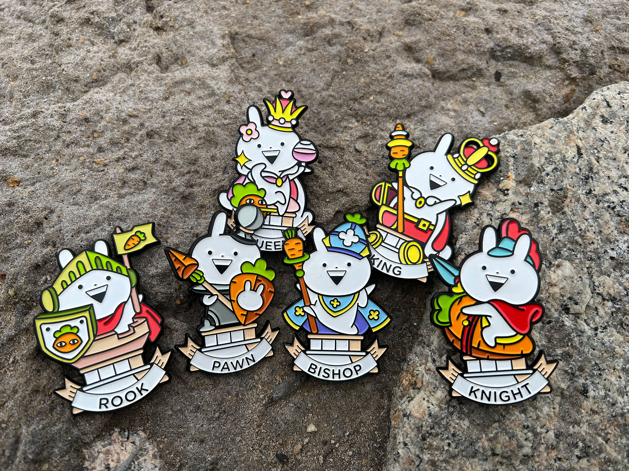 Usagyuuun Enamel Pin Collection - Hộp bigbox bộ huy hiệu nhân vật ...