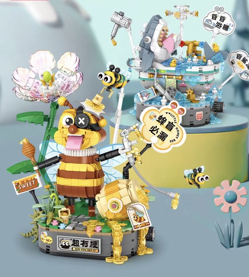 Đồ chơi lắp ráp khối xây dựng nhựa ABS hãng LOZ mô hình The Bee 1384 ...