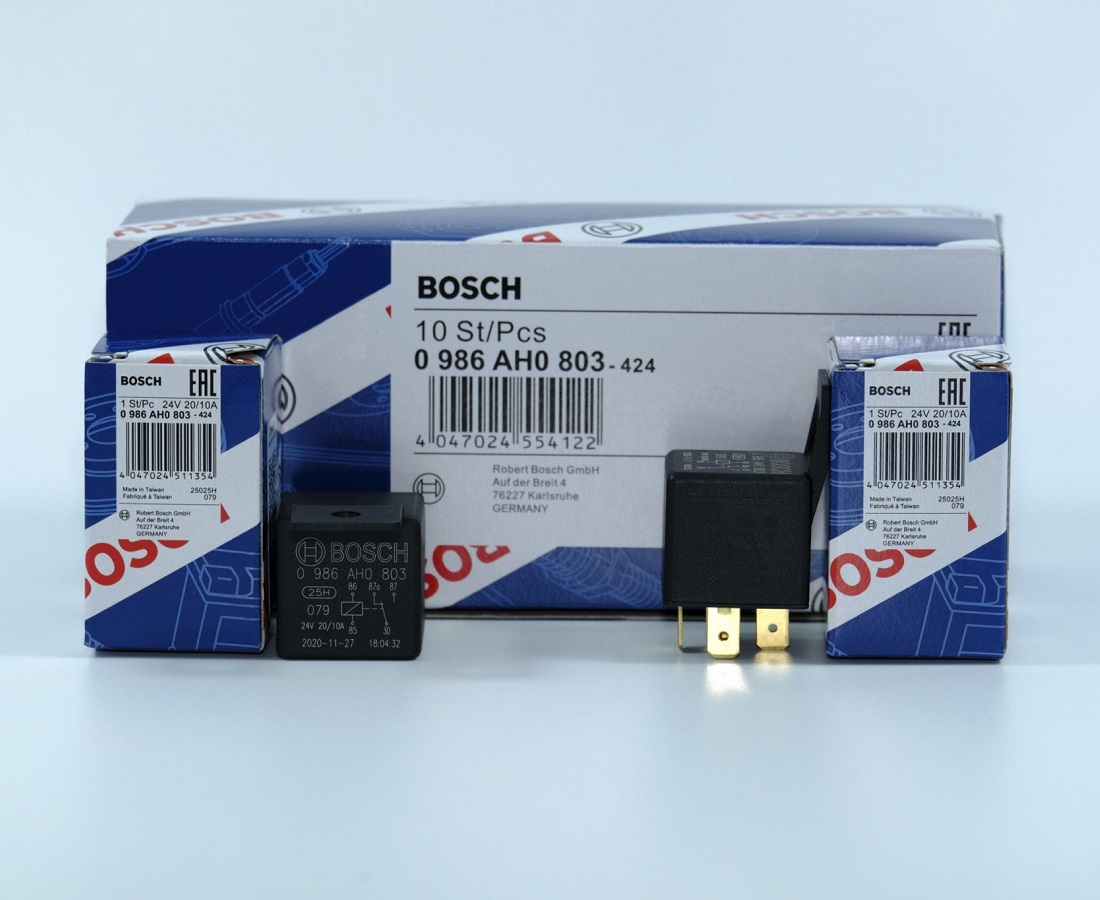 Rờ Le Relay 5 Chân BOSCH 24V 20A Chính Hãng | Có Pat 803 - Không Pat ...