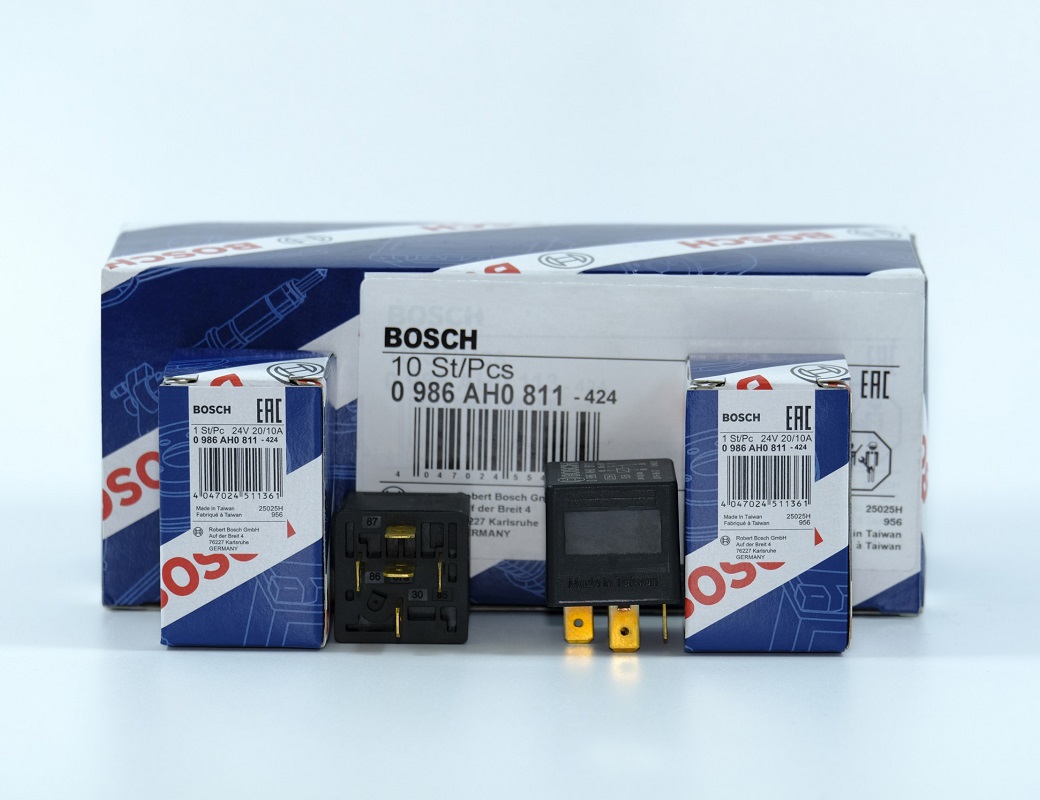 Rờ Le Relay 5 Chân BOSCH 24V 20A Chính Hãng | Có Pat 803 - Không Pat ...