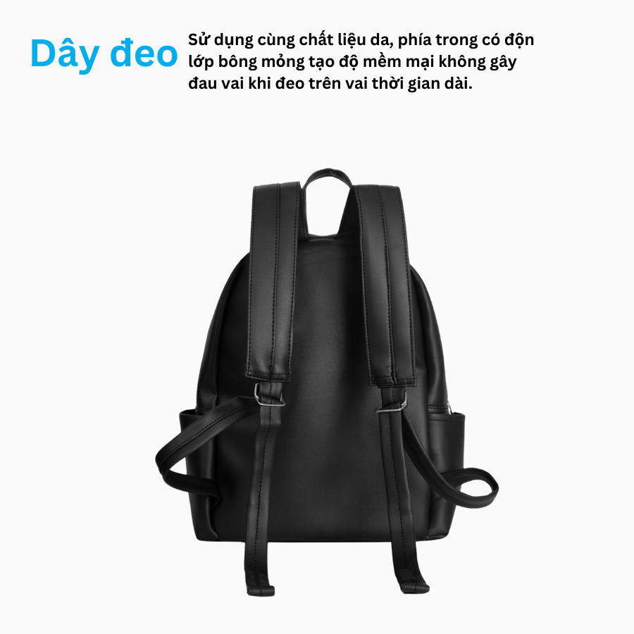 Balo Localbrand Cemmery Chính Hãng BASIC PACK Balo Da PU Unisex 2 Màu ...