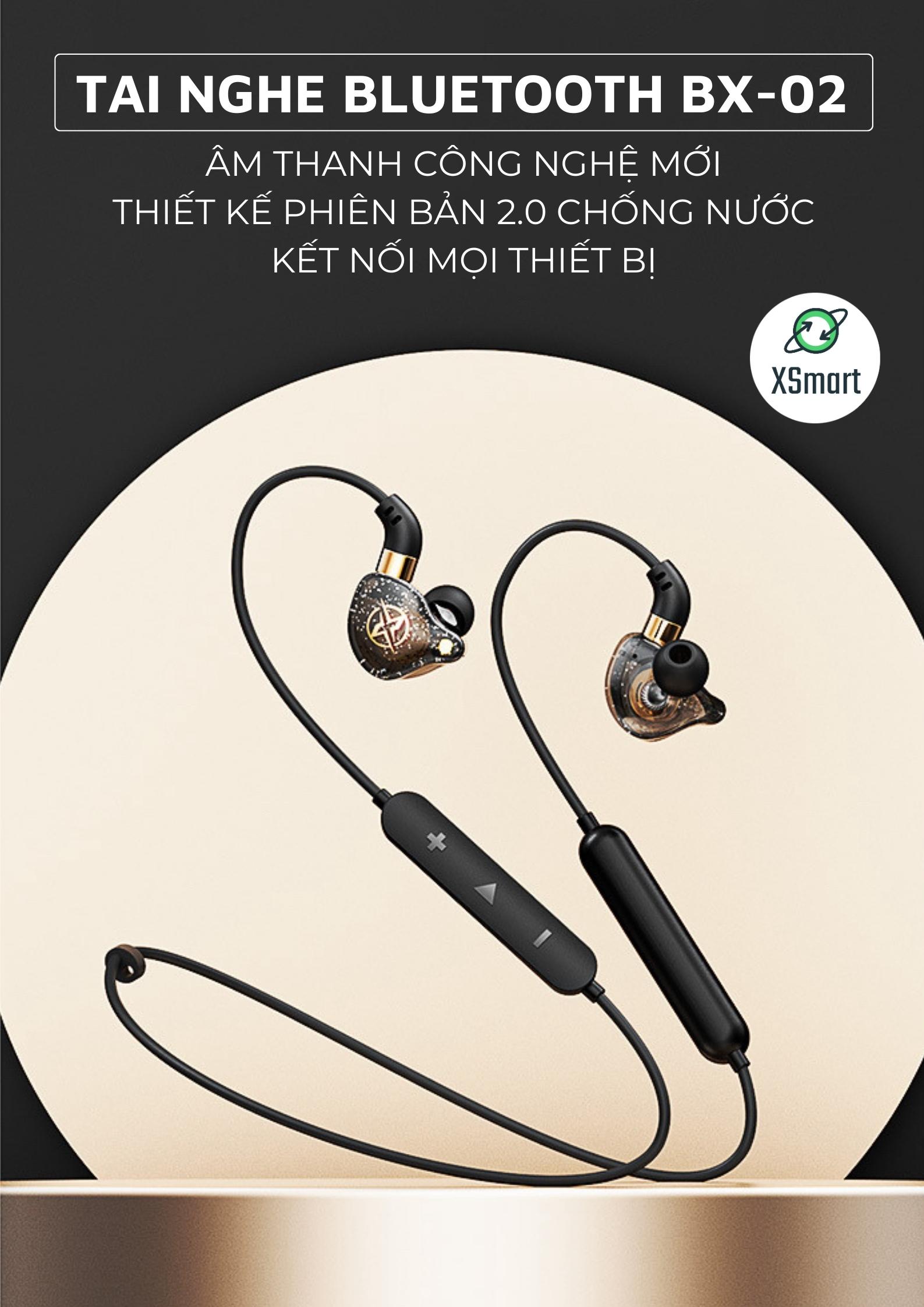 Tai Nghe Bluetooth Không Dây Thể Thao BX-02 Phiên Bản Mới Âm Thanh BASS ...