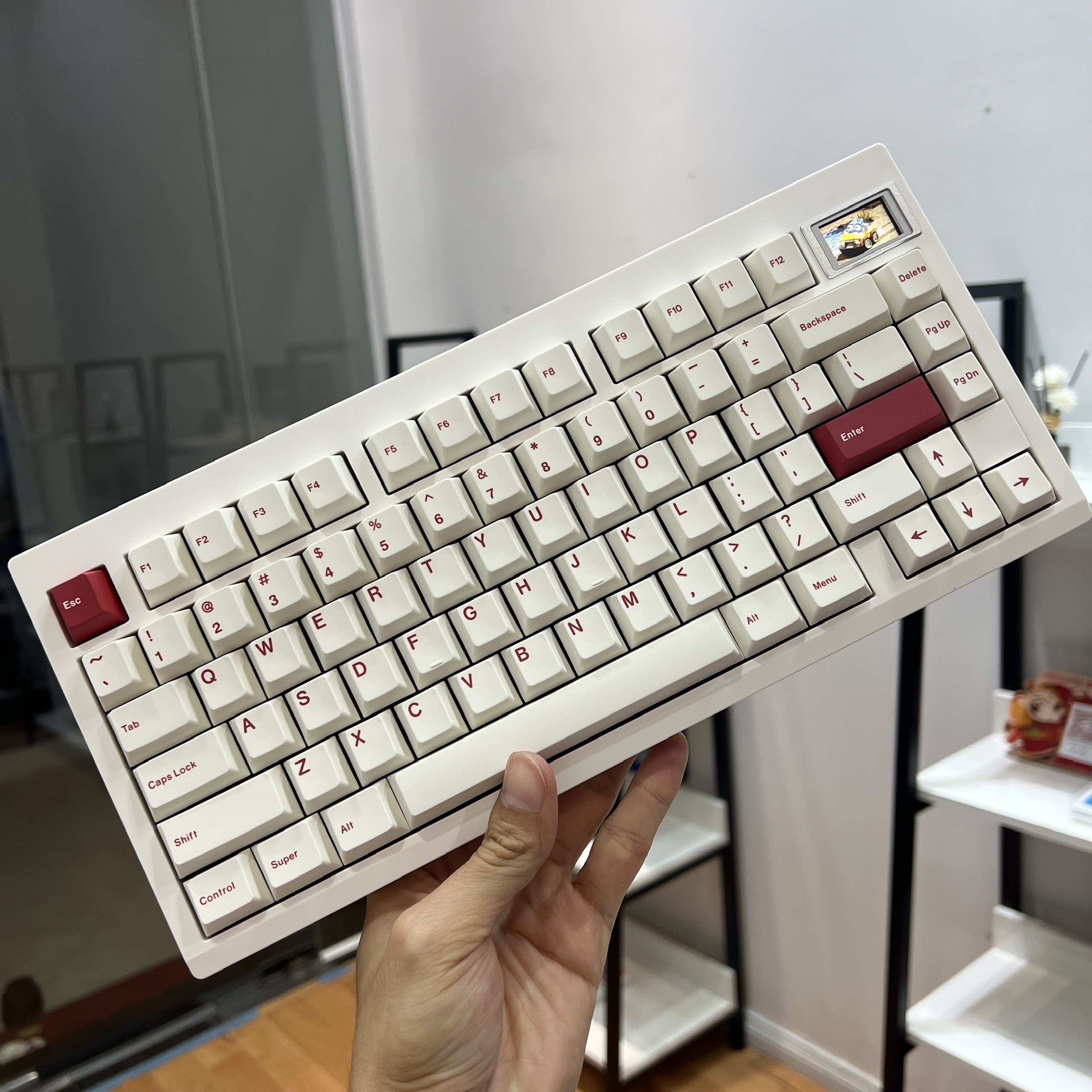 Bàn phím cơ tuỳ chỉnh KIT GMK81 - ZOUYA mới 3 chế độ kết nối, màn hình ...