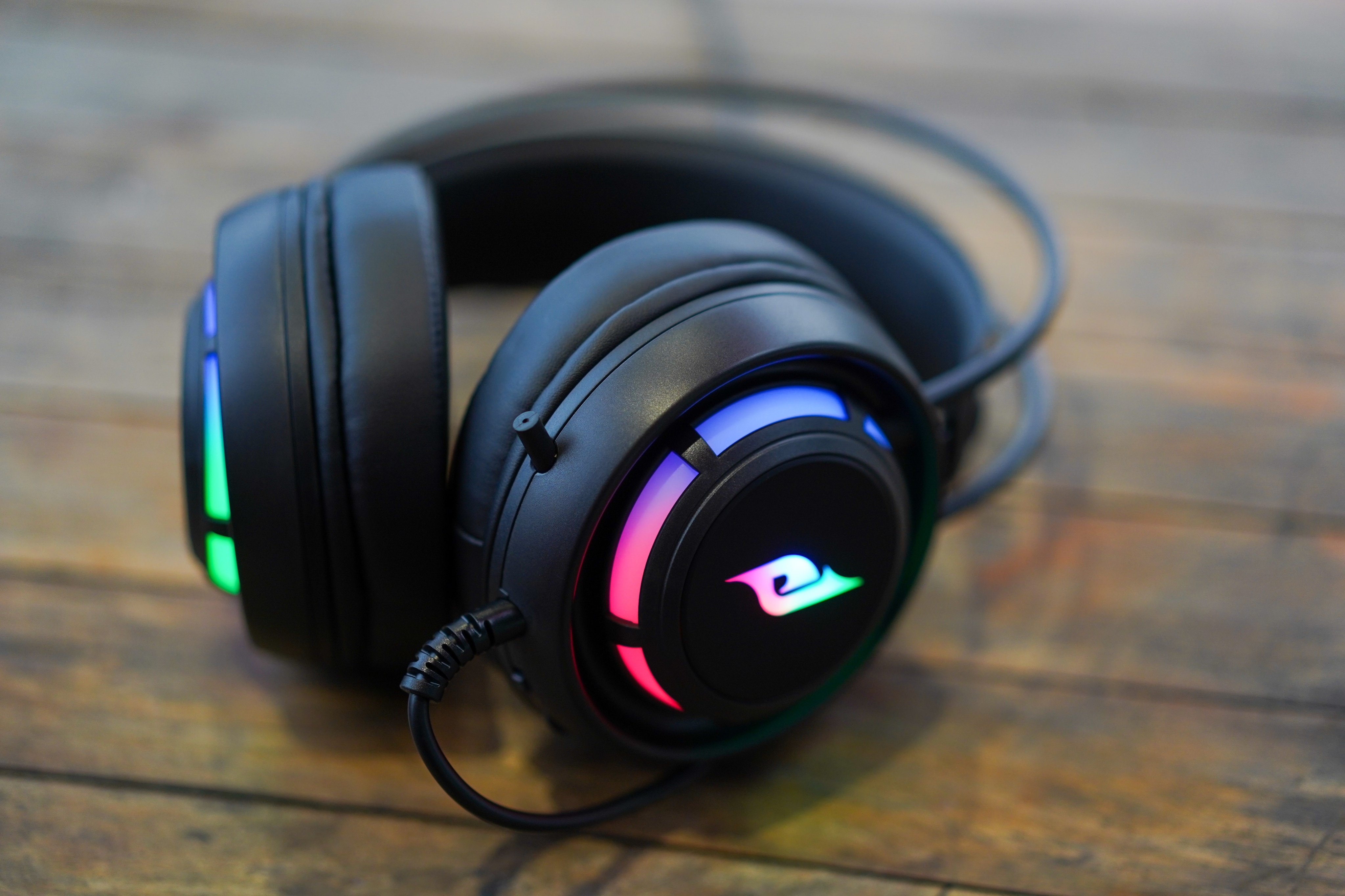 Tai nghe gaming EDRA EH404 LED RGB - Mic ngắn (Kết nối cổng USB ...