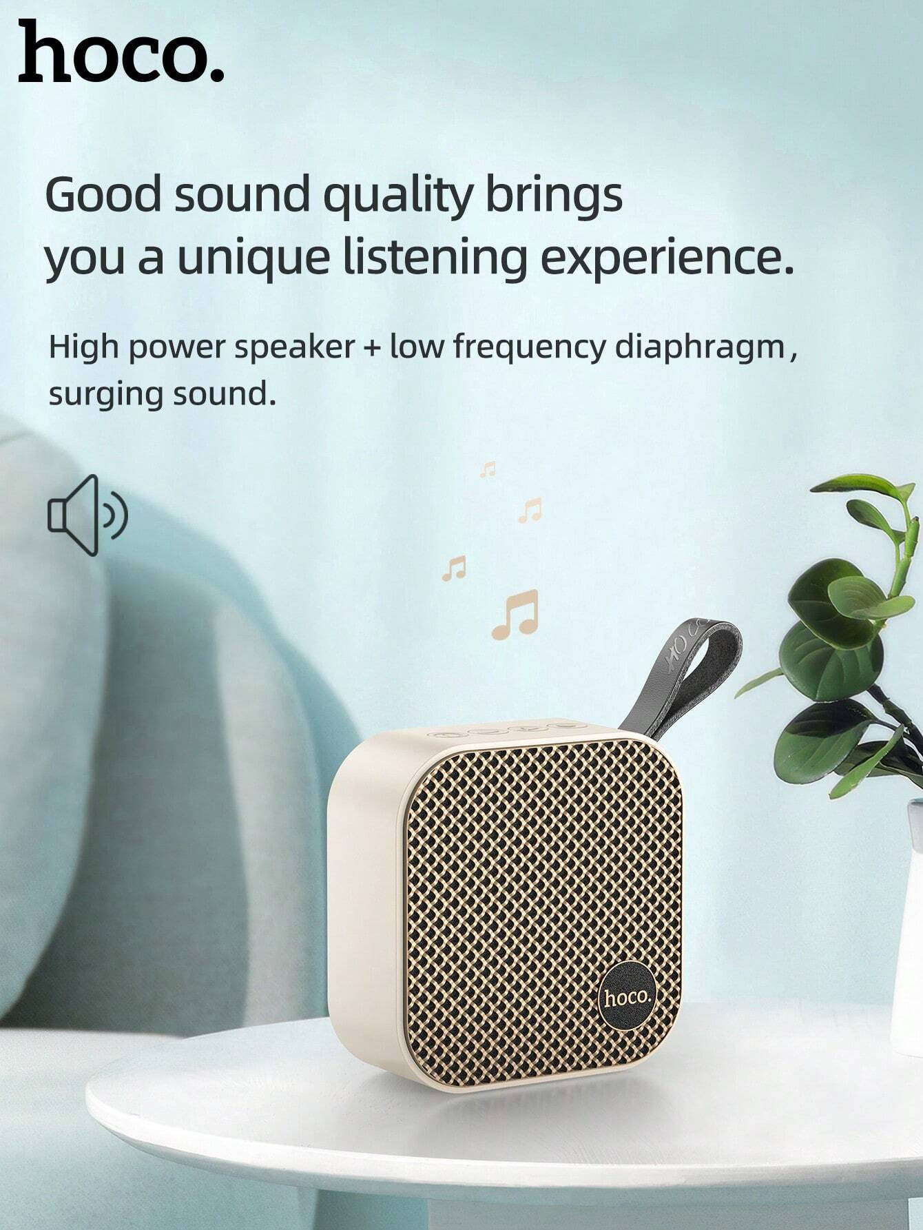 Loa bluetooth Hoco HC22, loa nghe nhạc mini để bàn hỗ trợ khe cắm thẻ ...