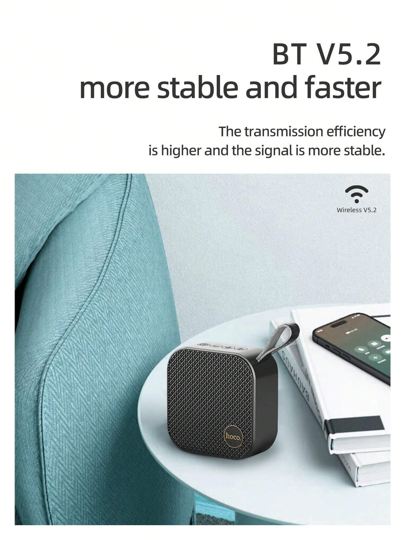 Loa bluetooth Hoco HC22, loa nghe nhạc mini để bàn hỗ trợ khe cắm thẻ ...
