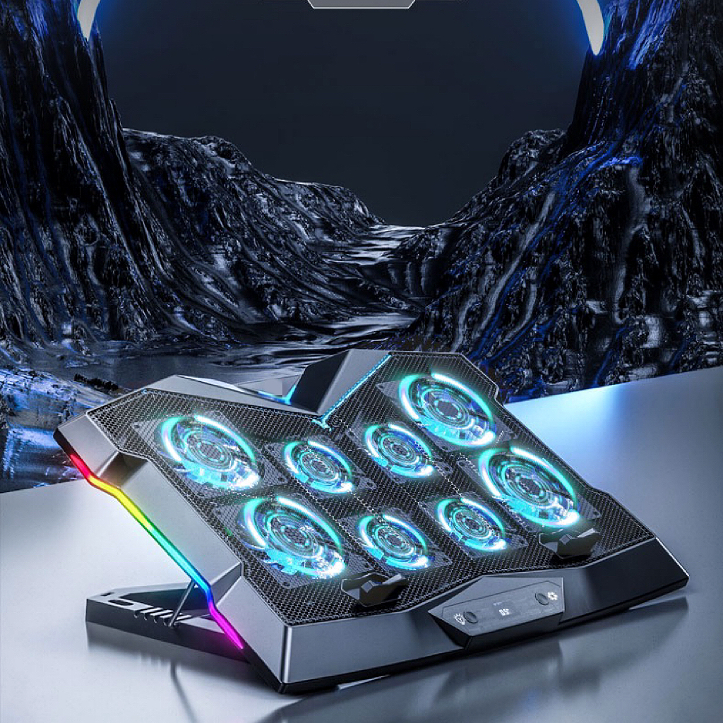Đế tản nhiệt gaming Cooler RGB Z8 cho LAPTOP MACBook máy tính bảng có ...