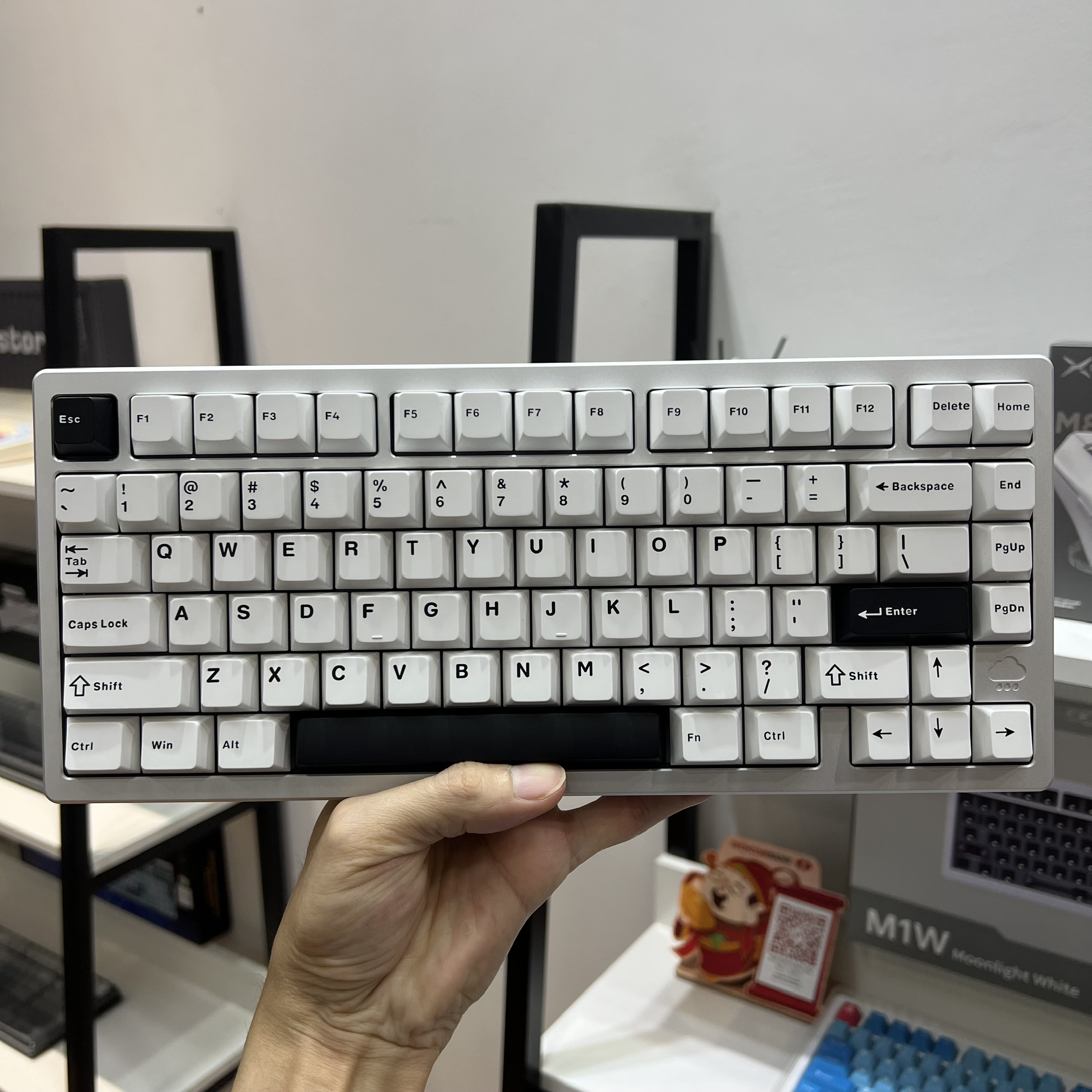 [Chính hãng] Rainy 75 - Bàn phím cơ custom full nhôm CNC, 3 mode, tạ ...