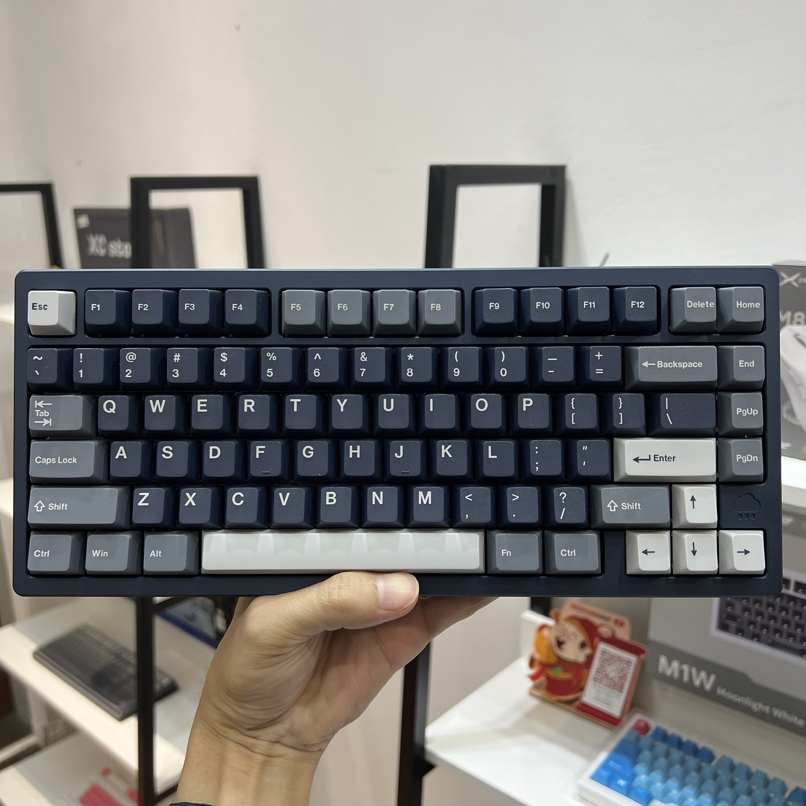 [Chính hãng] Rainy 75 - Bàn phím cơ custom full nhôm CNC, 3 mode, tạ ...