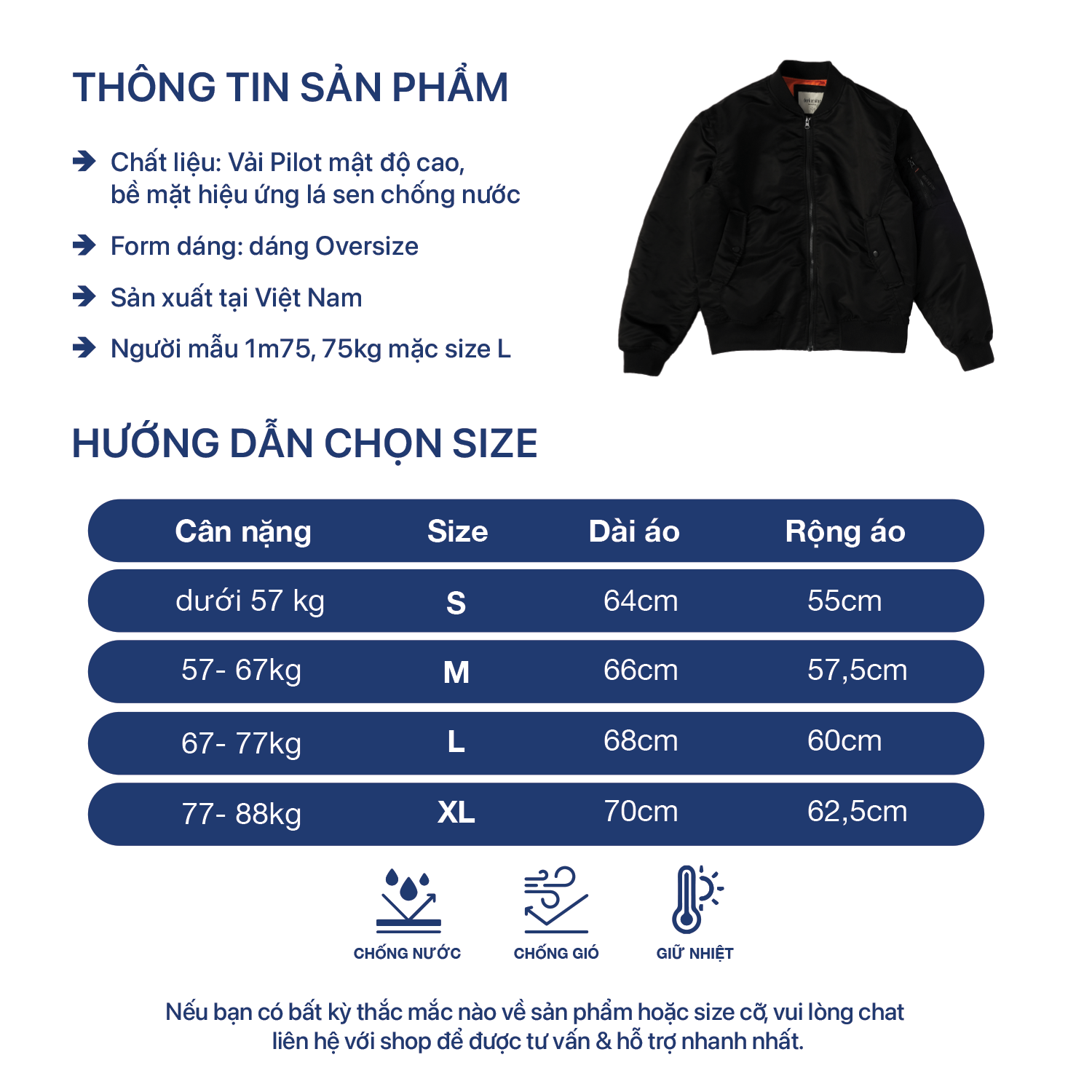 Áo khoác bomber nam 3 lớp dáng rộng streetwear, áo bomber jacket vải ...