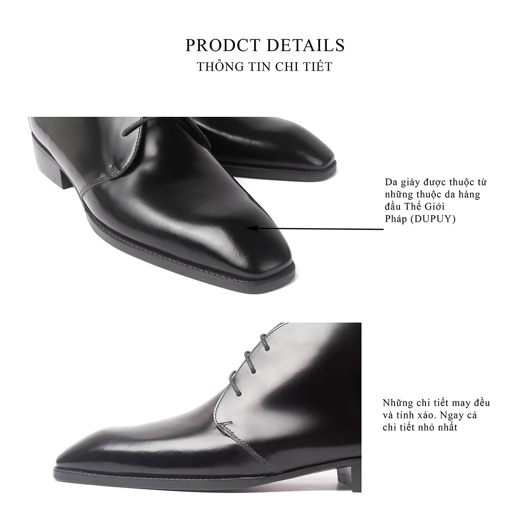 Giày Chukka Boots Da Bê Cao Cấp BST G'Formal ROGER & FANK | Shopee Việt Nam
