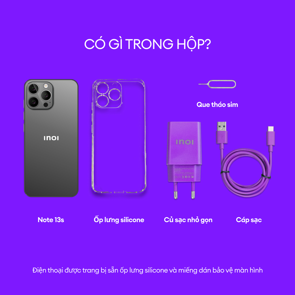 Điện Thoại Smartphone INOI Note 13s 8GB/256GB- Hàng Chính Hãng | Shopee ...