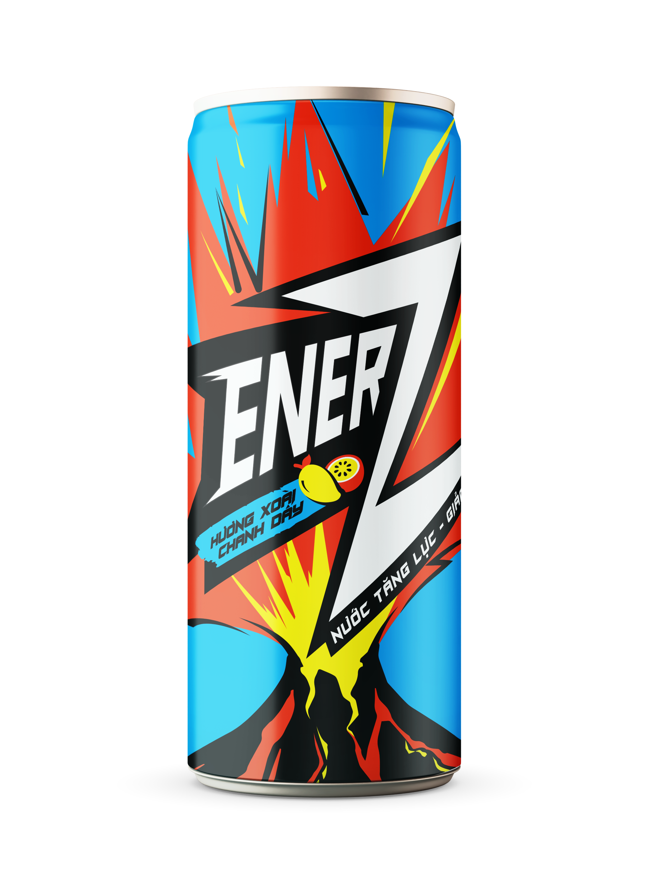[Hàng Tặng Không Bán] Lon Nước Tăng Lực Enerz Hương Xoài chanh Dây ...