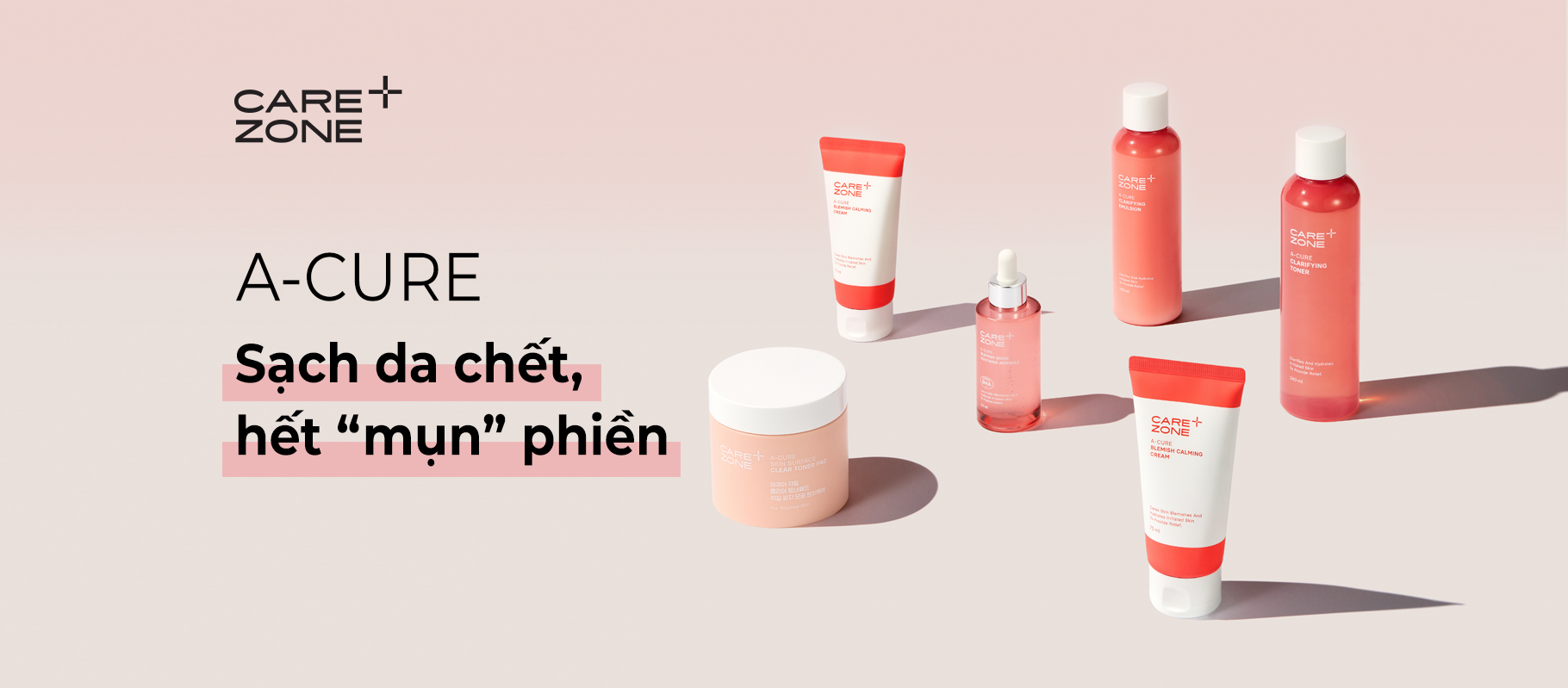 Nước Cân bằng cho Da mụn xỉn màu CAREZONE A-Cure Clarifying Toner 240ml | Shopee Việt Nam