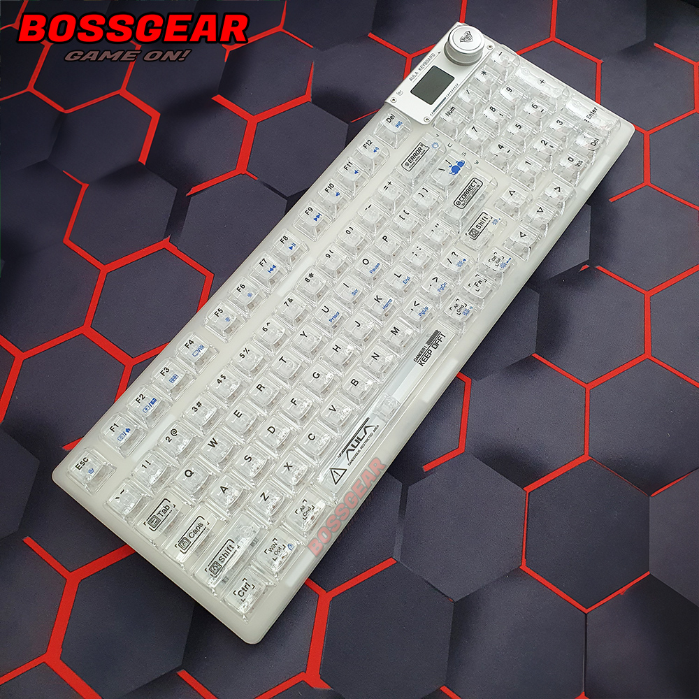 Bàn Phím Cơ Không Dây AULA F98 PRO, LED RGB, 3 Modes, Có Màn Hình Phụ ...