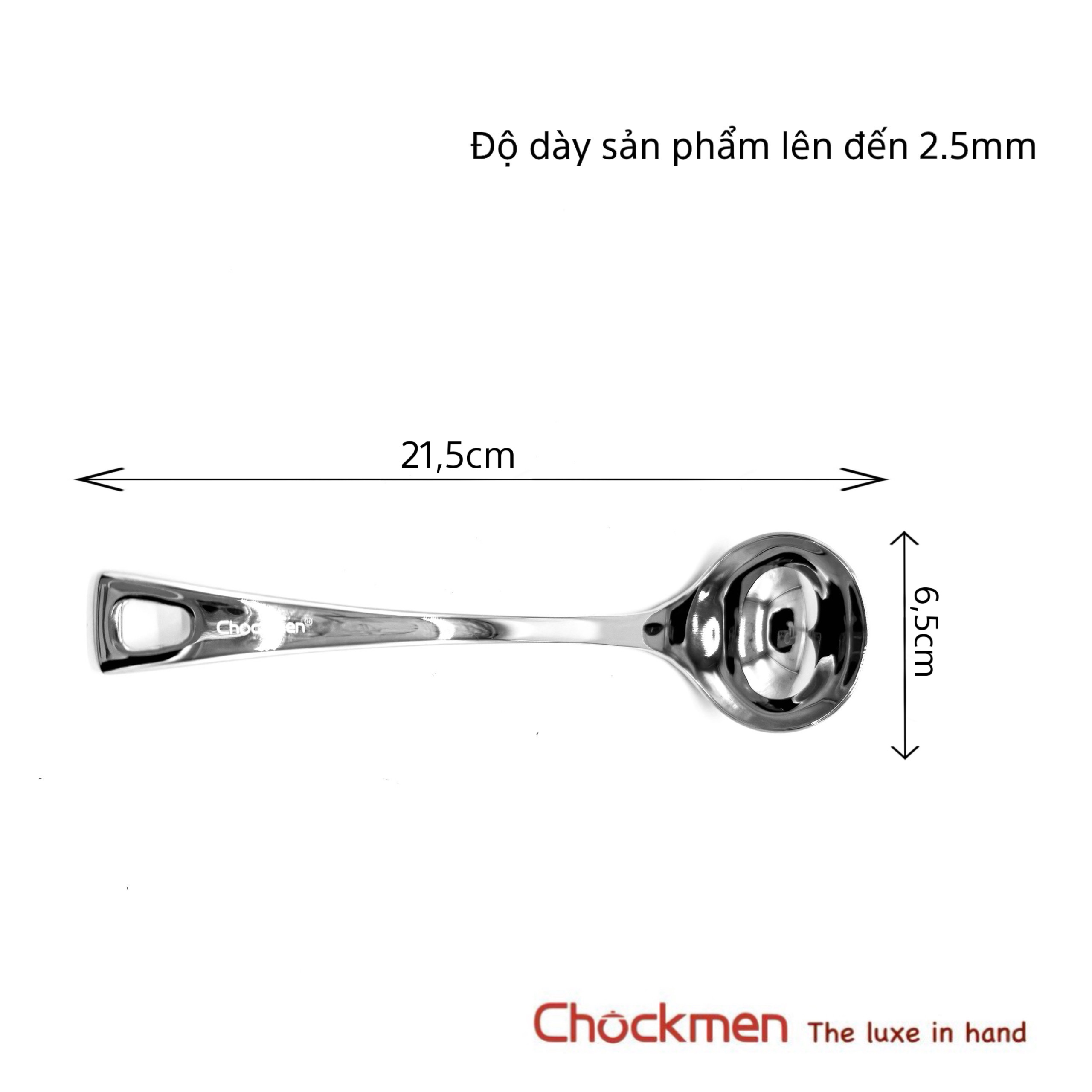 Muôi CHOCKMEN *Z Inox 18/10 Bóng Muỗng Vá Múc Canh | Shopee Việt Nam