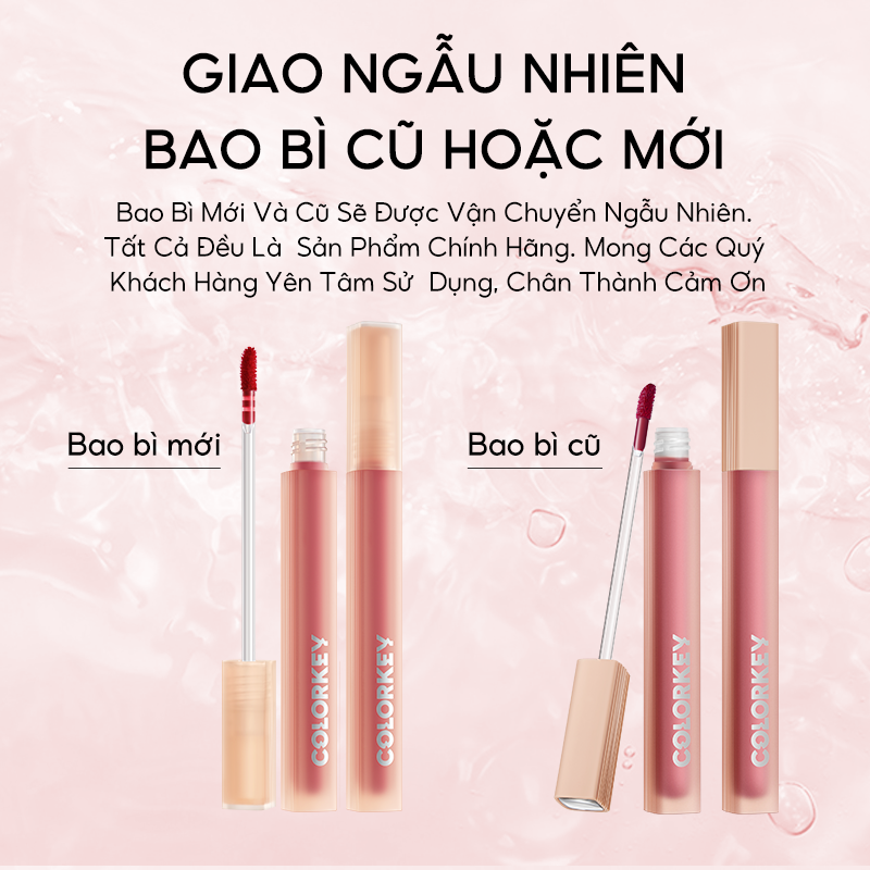 Son COLORKEY Watery Tint Bền Màu Lâu Trôi, Không Dính Cốc, Siêu Mịn Môi ...