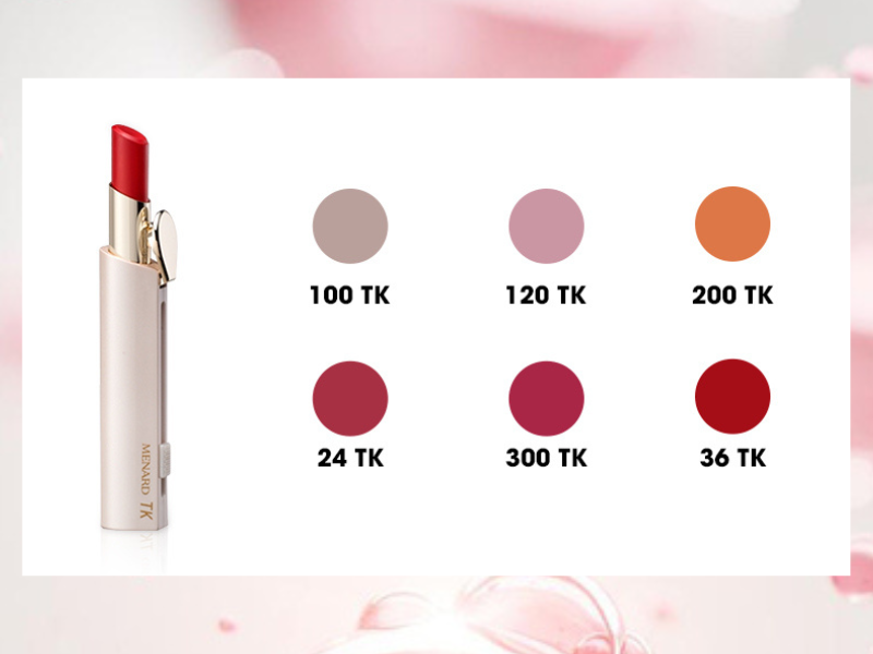 [Chính Hãng 100%] Son Môi Menard TK Lipstick Chất Mịn Lì Nhiều Màu ...