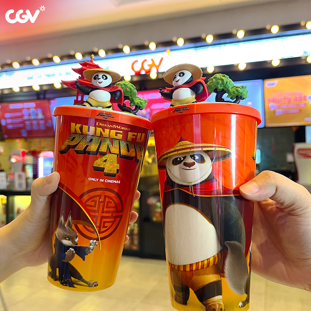Ly nước CGV Cinemas Vietnam KUNG FU PANDA 4 | Shopee Việt Nam