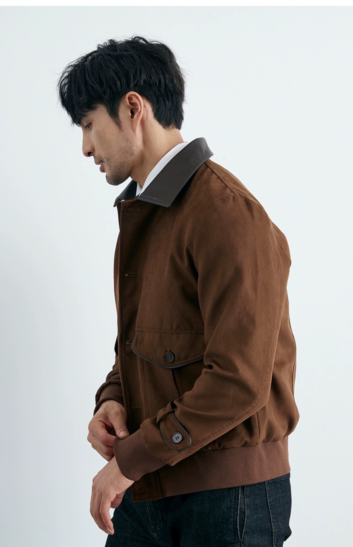 Áo Khoác Da Lộn Nam Cao Cấp Harold Workwear Jacket Sang Trọng Vải Dày ...