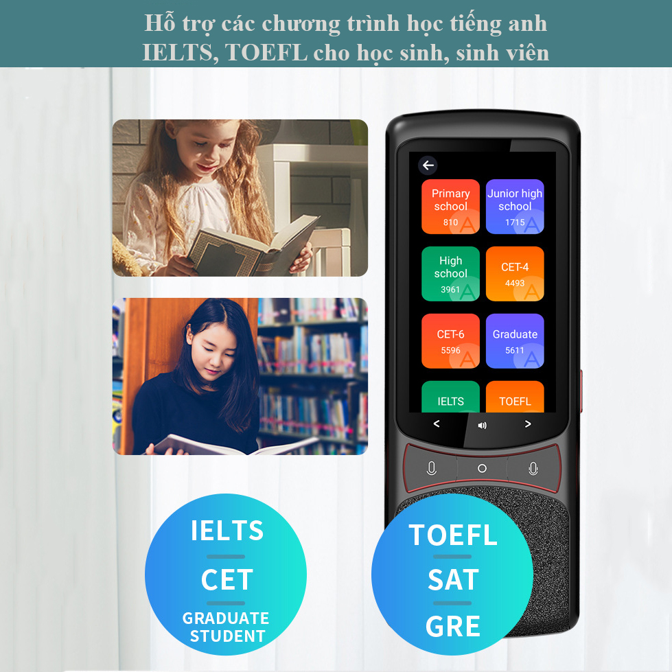 Máy phiên dịch thông minh Corisu Z3 dùng sim 4G, kết nối wifi, dịch offline 11 ngôn ngữ, hỗ trợ ...