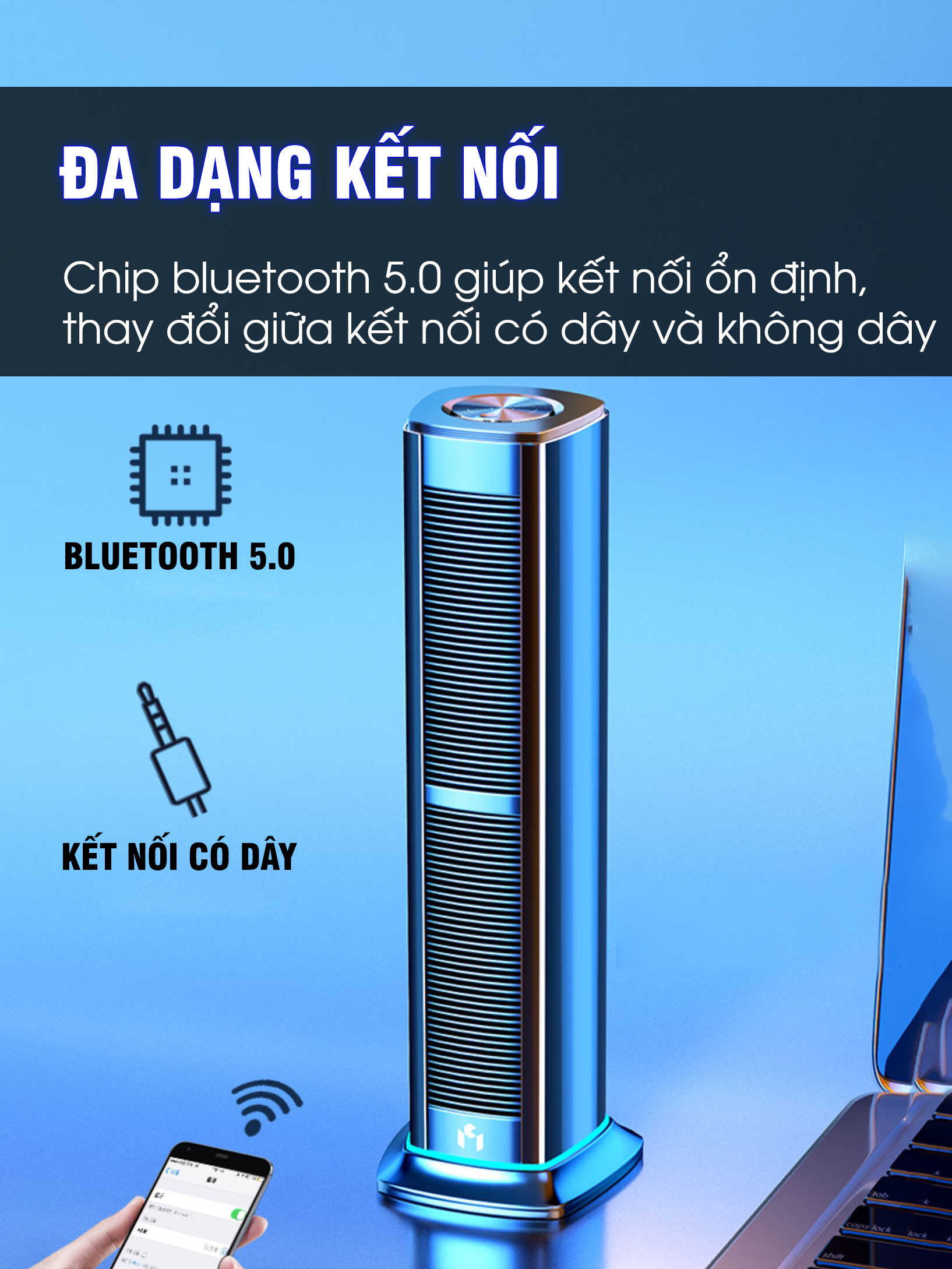 Loa máy tính để bàn SIDOTECH F3 có dây bluetooth mini âm thanh nổi supper bass có led cho laptop ...