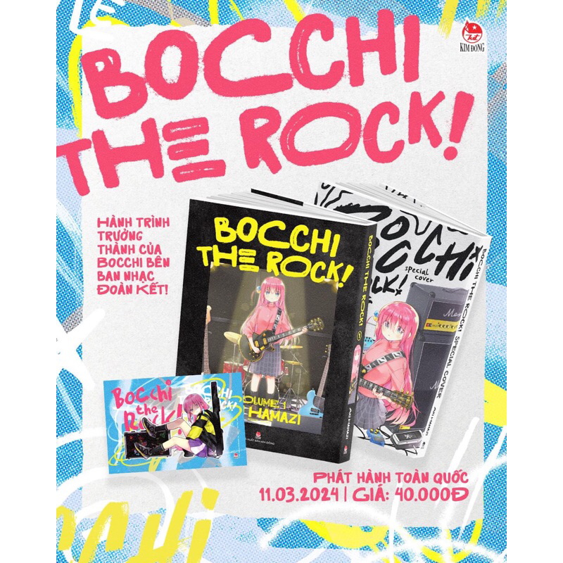 Truyện tranh - BOCCHI THE ROCK! - Tập 1 2 3 4 5 6 - Tặng kèm Postcard ...