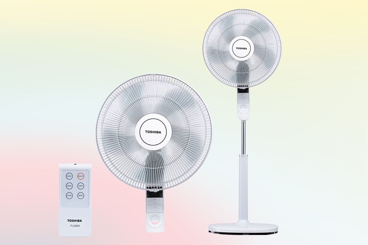Quạt Đứng Toshiba F-LSA20(W)VN 5 Cánh - 5 Cánh 40cm, 60W, Điều Khiển Từ ...