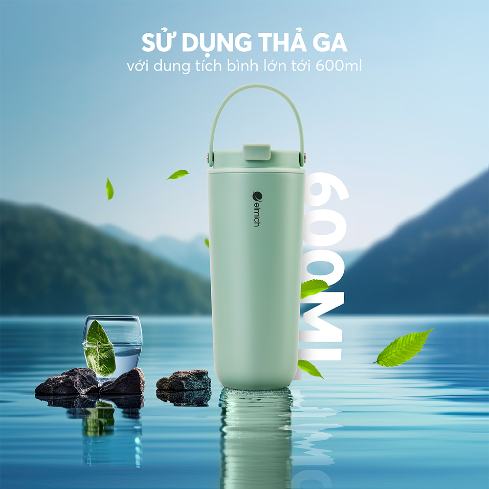 Cốc giữ nhiệt inox 304 Elmich EL8312 dung tích 600ml | Shopee Việt Nam