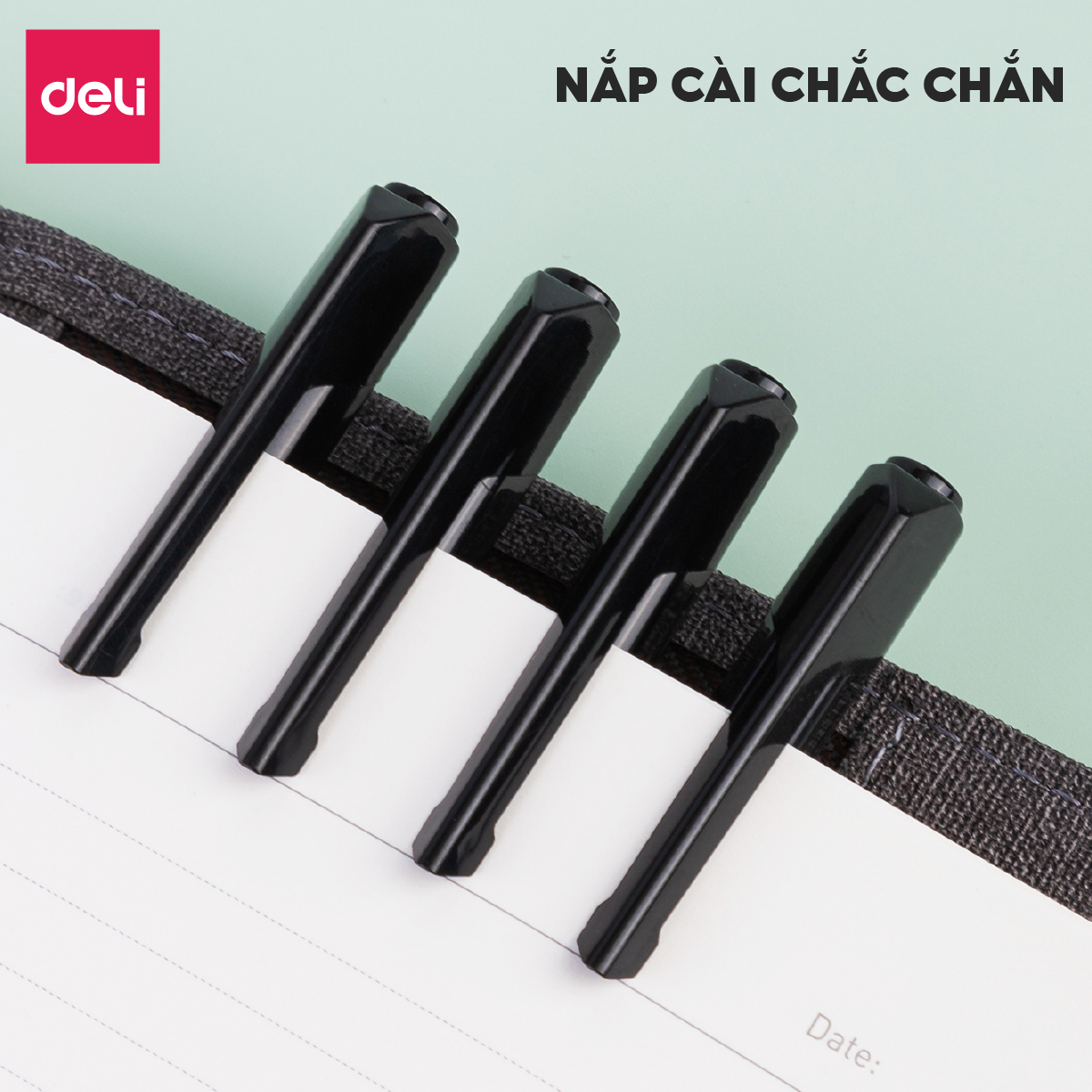 Combo Bút gel bút bi mực nước ngòi Bullet 0.7mm Deli - Bút mực nước ...