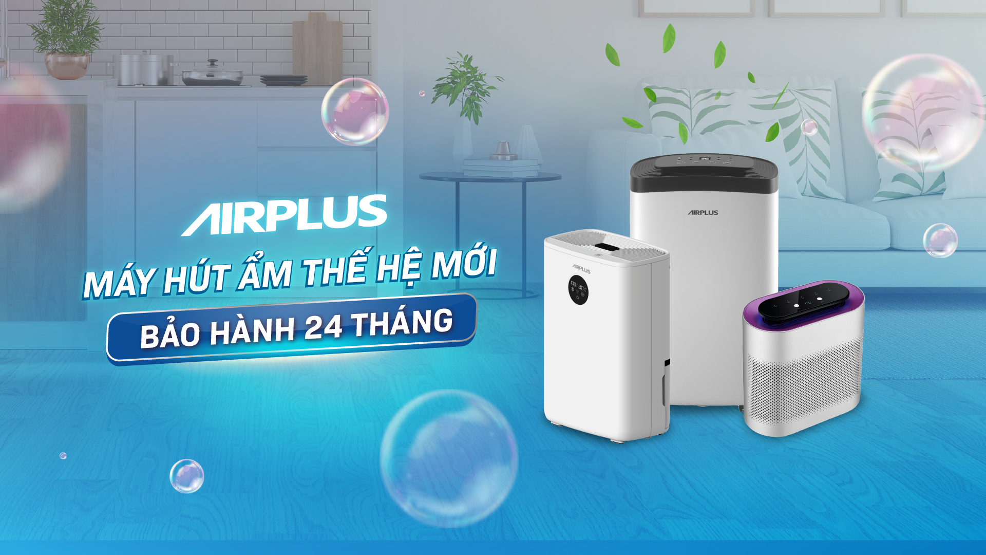 Máy hút ẩm lọc không khí mini AIRPLUS nhập khẩu thương hiệu Mỹ, ionizer ...