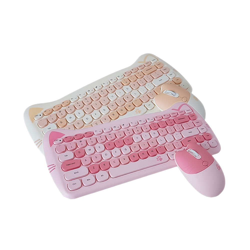 Combo Bàn Phím Và Chuột Không Dây MOFII Cat Geezer - Bảo hành 12 tháng ...