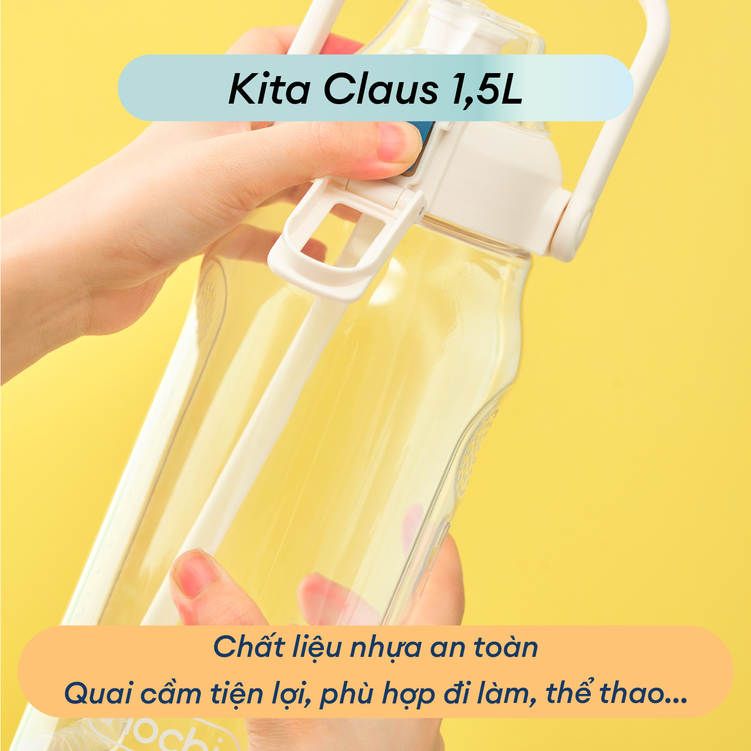Bình Nước Inochi: Nhựa Tritan An Toàn, Chống Tràn, Dung Tích 480ml-1500ml, Kiểu Dáng Đẹp ...