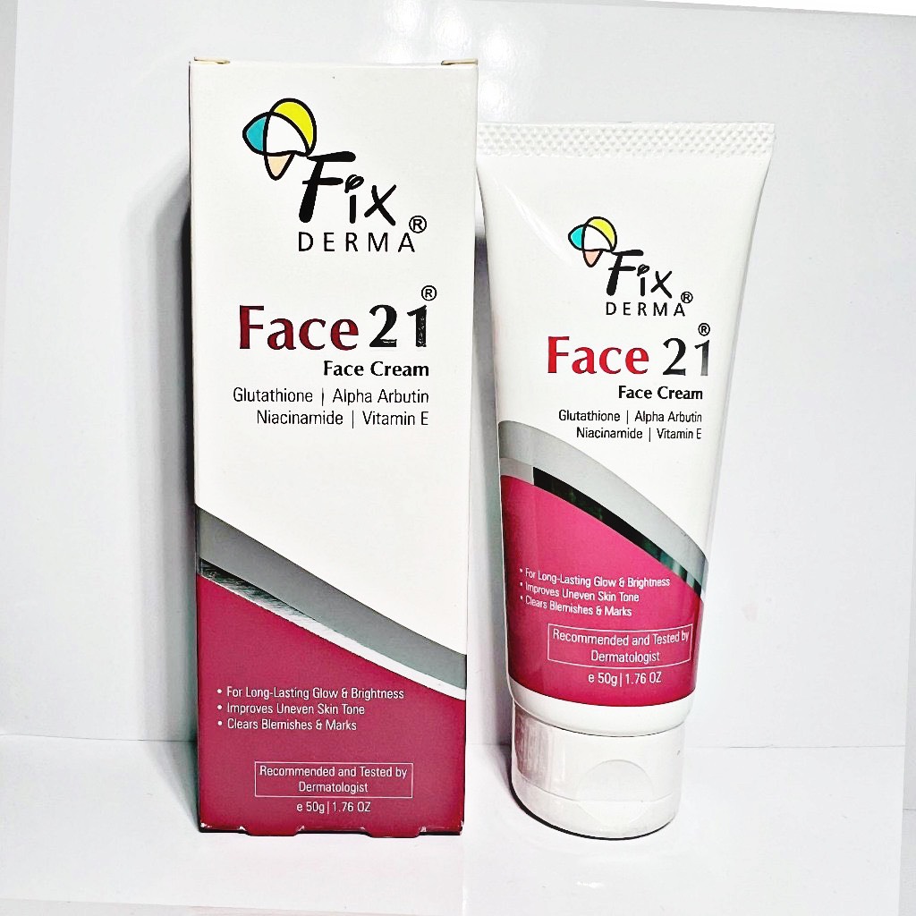 Kem Dưỡng Trắng Sáng Da Fixderma Face 21 Face Cream Giúp Dưỡng Ẩm, Làm Trắng Và Đều Màu 50g ...
