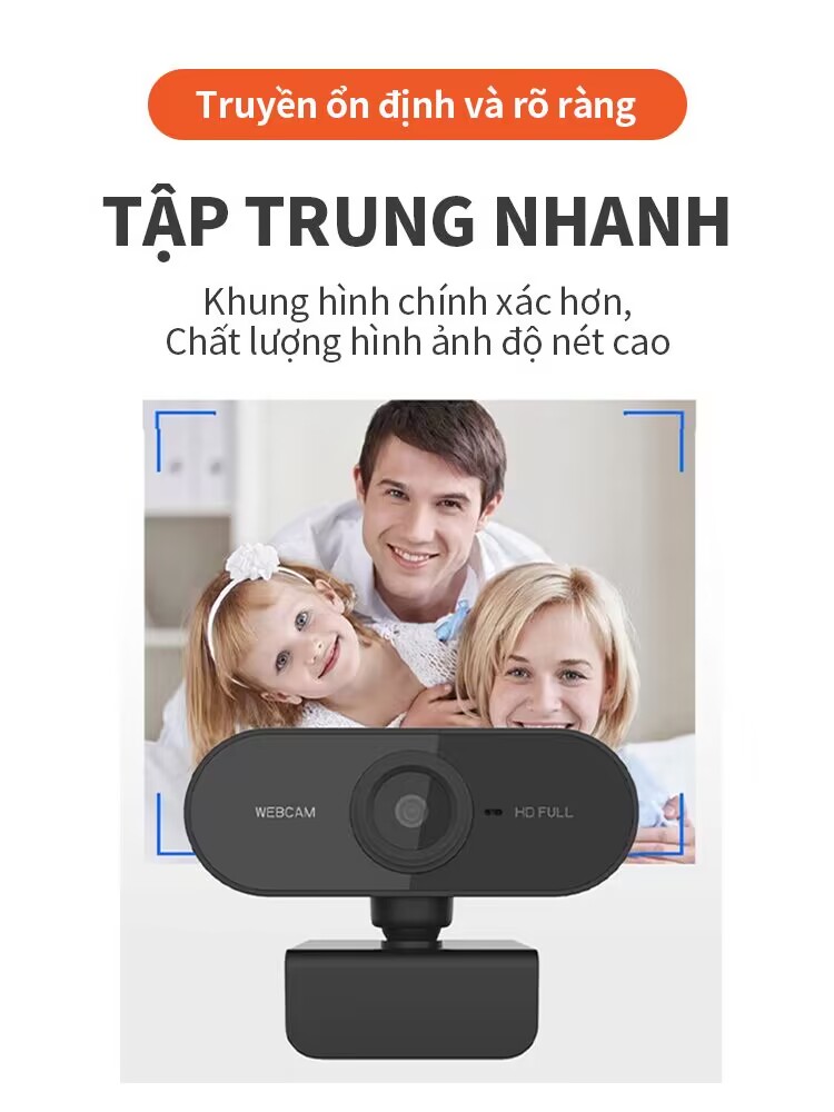 ICON Webcam máy tính có mic-1080P, Windows XP/10/11, Mac OS, Linux ...