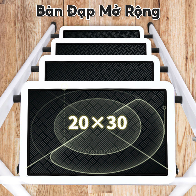 Thang chữ a Thang Nhôm Gấp Gọn Thang Gấp 3-8 Bậc Gấp Gọn thang gấp gọn thông minh Tải Trọng ...