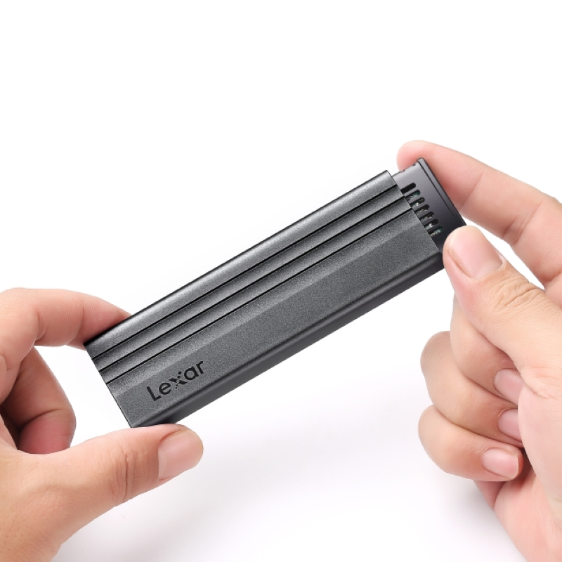 Box SSD Lexar E300 M.2 Nvme Enclosure hỗ trợ USB 3.2 Gen 2, Tốc độ cao 10Gbps, Bảo hành chính ...