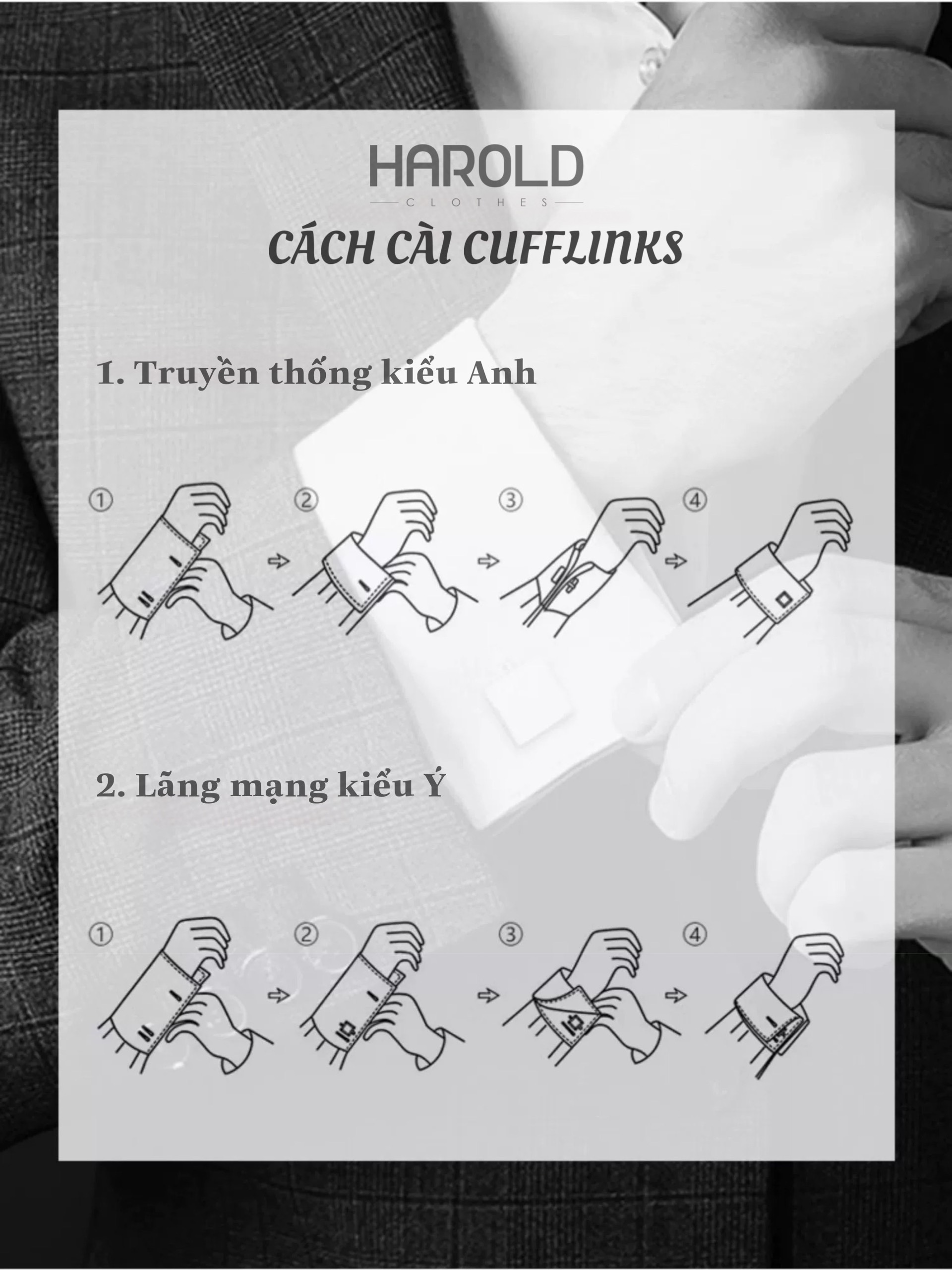 Phụ Kiện Thời Trang Khuy Măng Sét - Cufflinks Cao Cấp Harold Twining ...