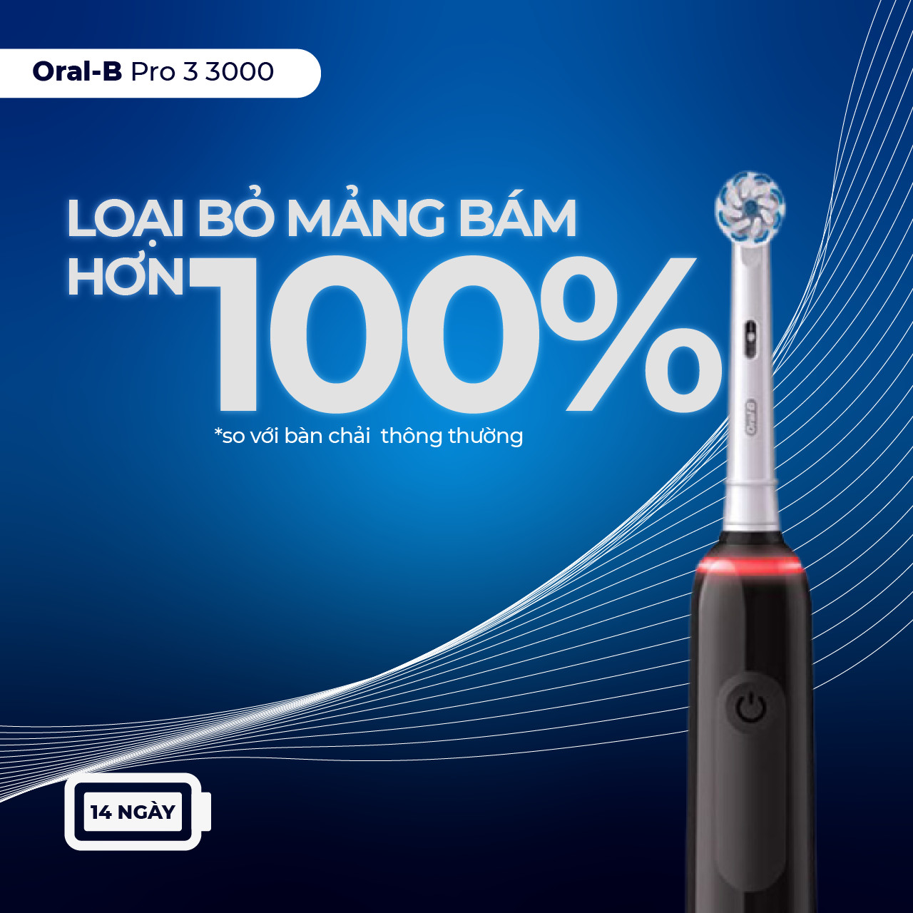 [Made In Germany] Bàn Chải Điện Oral-B Braun Pro 3 3000 - Cảm Biến Lực ...