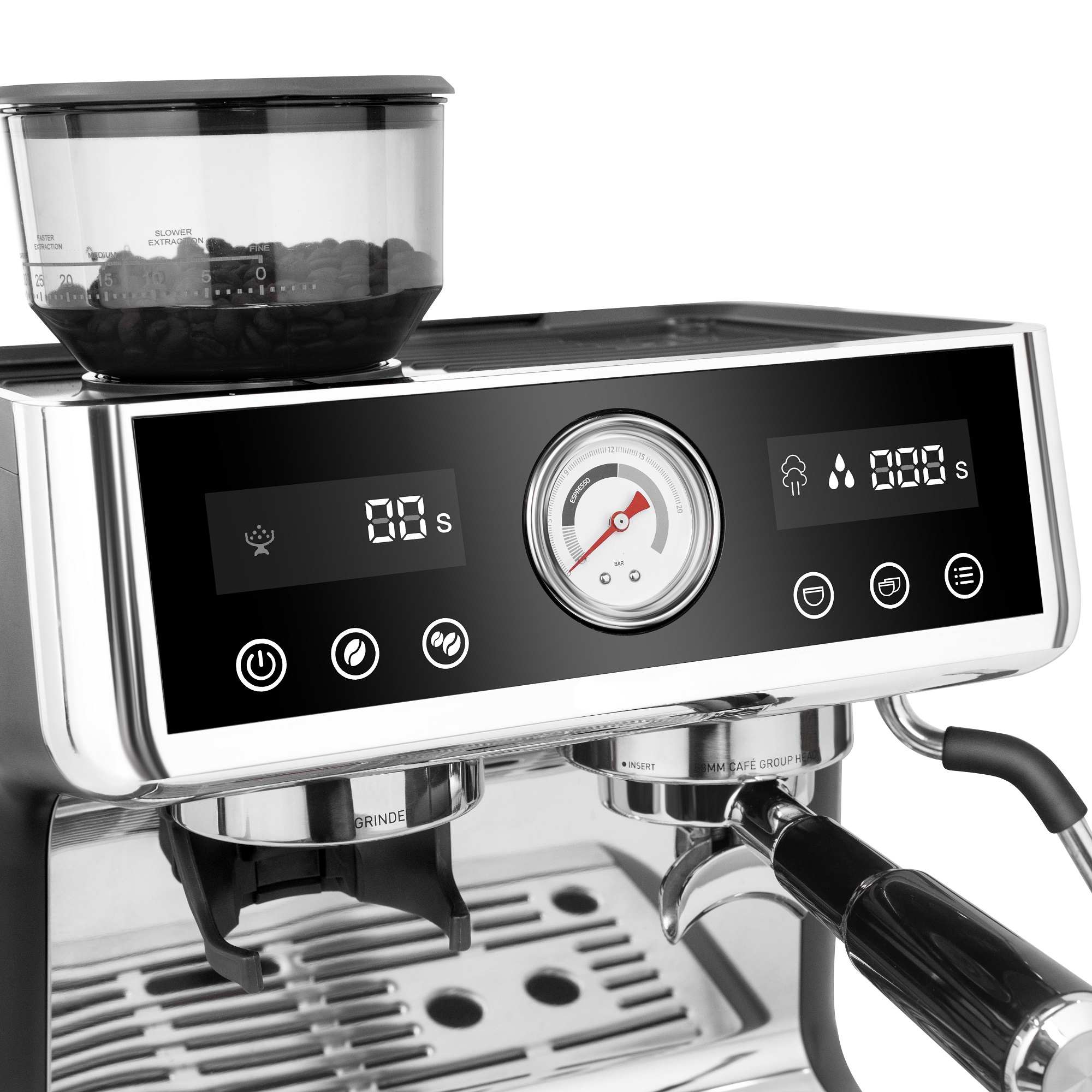 Máy Pha Cà Phê Tự Động Winci EM58, 20 Bar, Pha Espresso, Latte ...