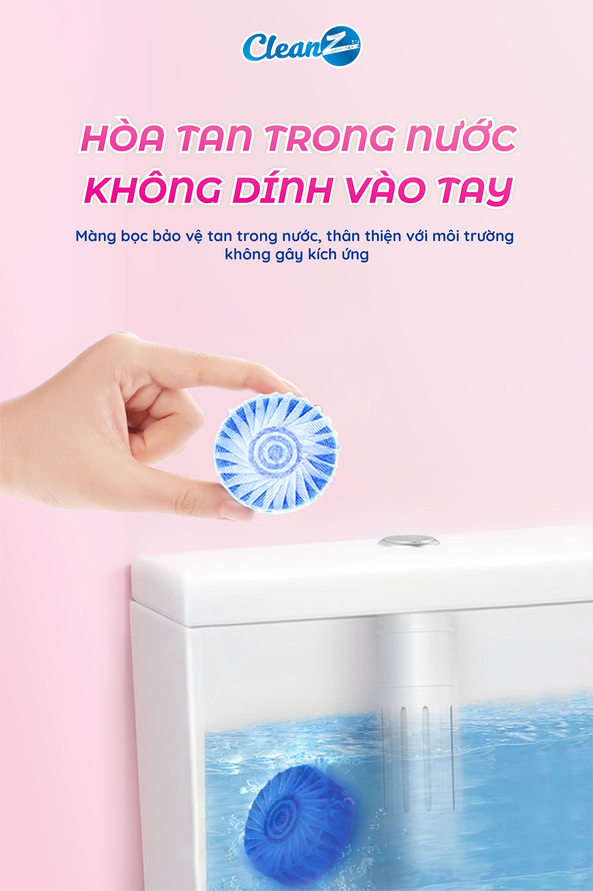 Combo 12 Viên sạch bồn cầu CleanZ thả bồn cầu sạch khuẩn tẩy sạch mảng ...