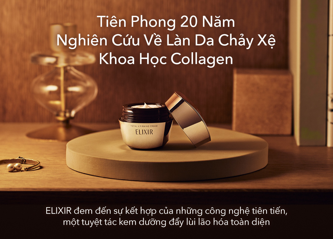 Kem dưỡng cải thiện chảy xệ ngăn ngừa lão hóa ELIXIR TOTAL V FIRMING ...