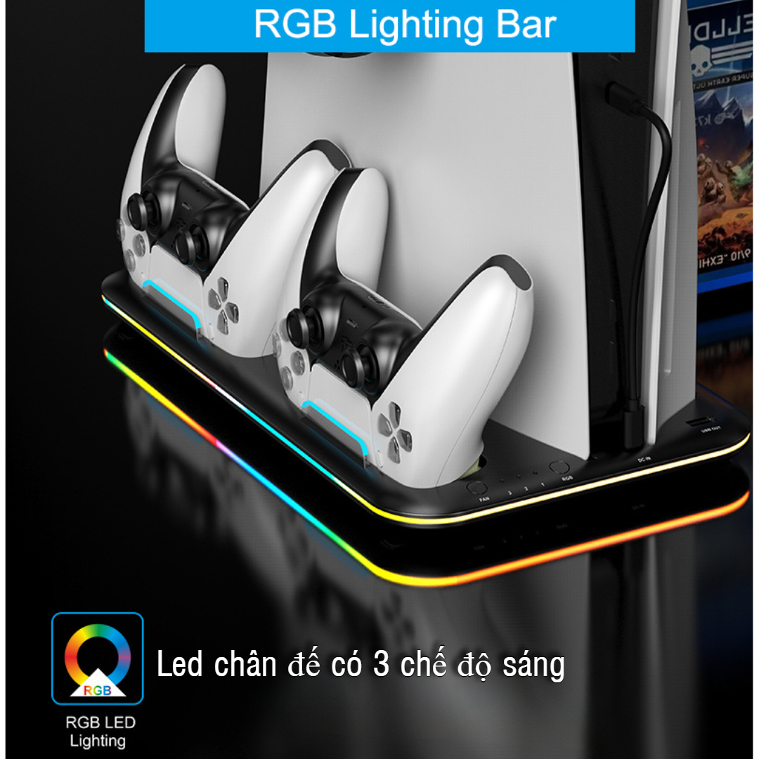 Đế Tản Nhiệt Ps5 Saitake cho Ps5 Fat 1200 và Pro | Shopee Việt Nam