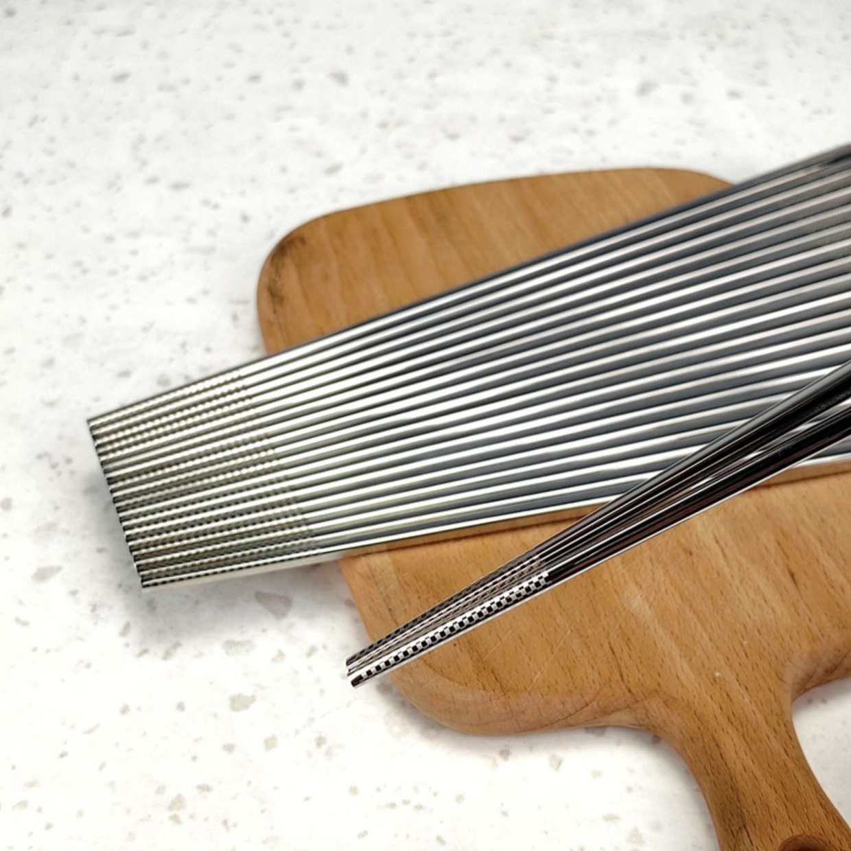 Đũa CHOCKMEN Inox 18/10 Set 5-10 Đôi Đũa Ăn Xào Nấu Thiết Kế Chống Trơn Trượt An Toàn Cho Sức ...