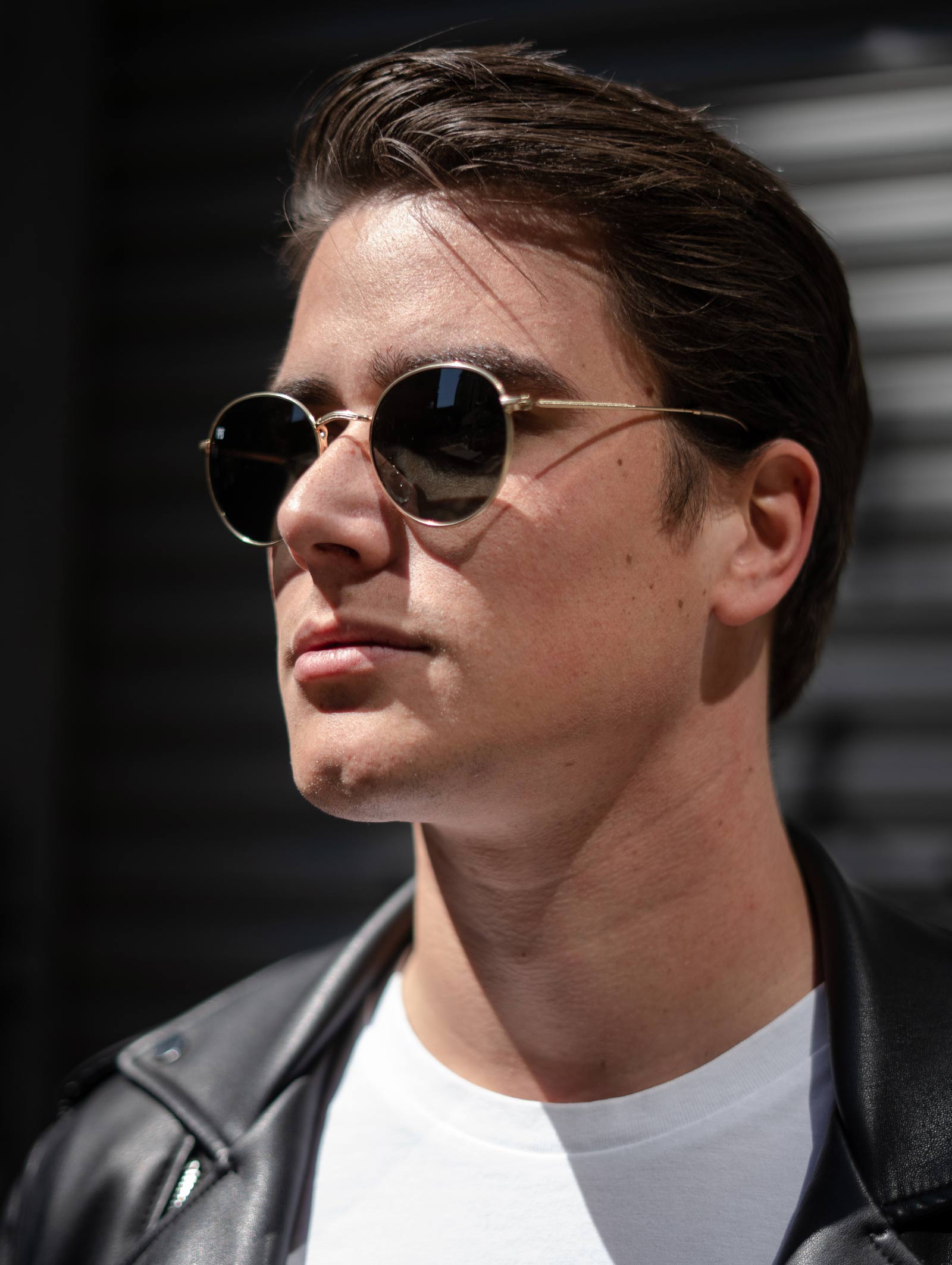 Mắt Kính Râm Nam Nữ Tròng Kính Mắt Tròn Thầy Bói Chống Uv Gọng Kính Mát ...